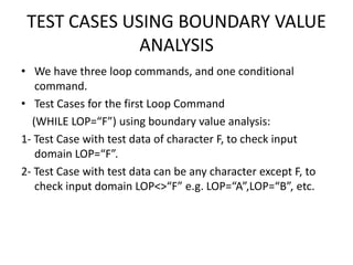 Software testing methodolgy with the control flow analysis | PPT