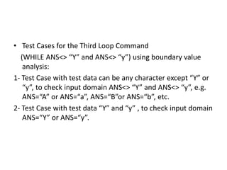 Software testing methodolgy with the control flow analysis | PPT