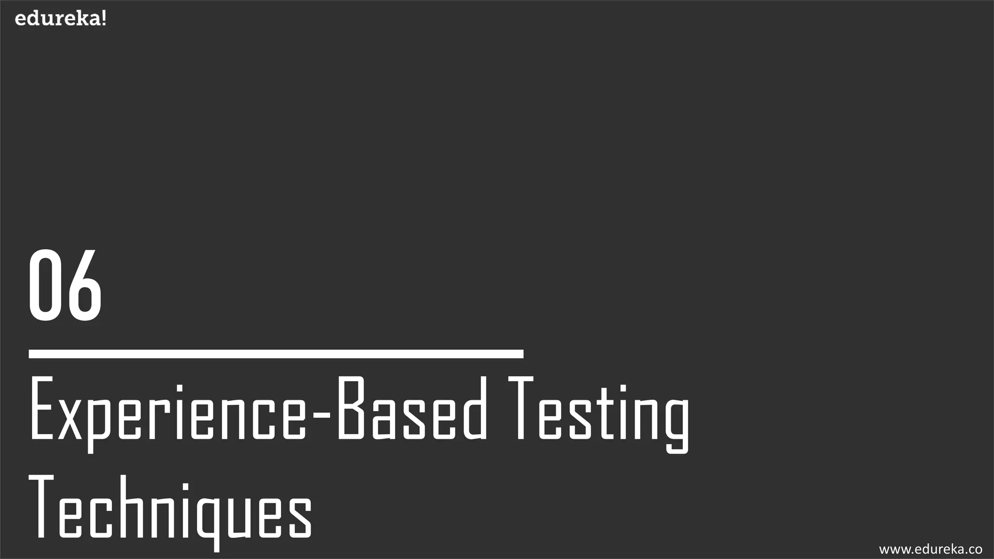 What Are Software Testing Methodologies Software Testing Techniques Edureka Ppt