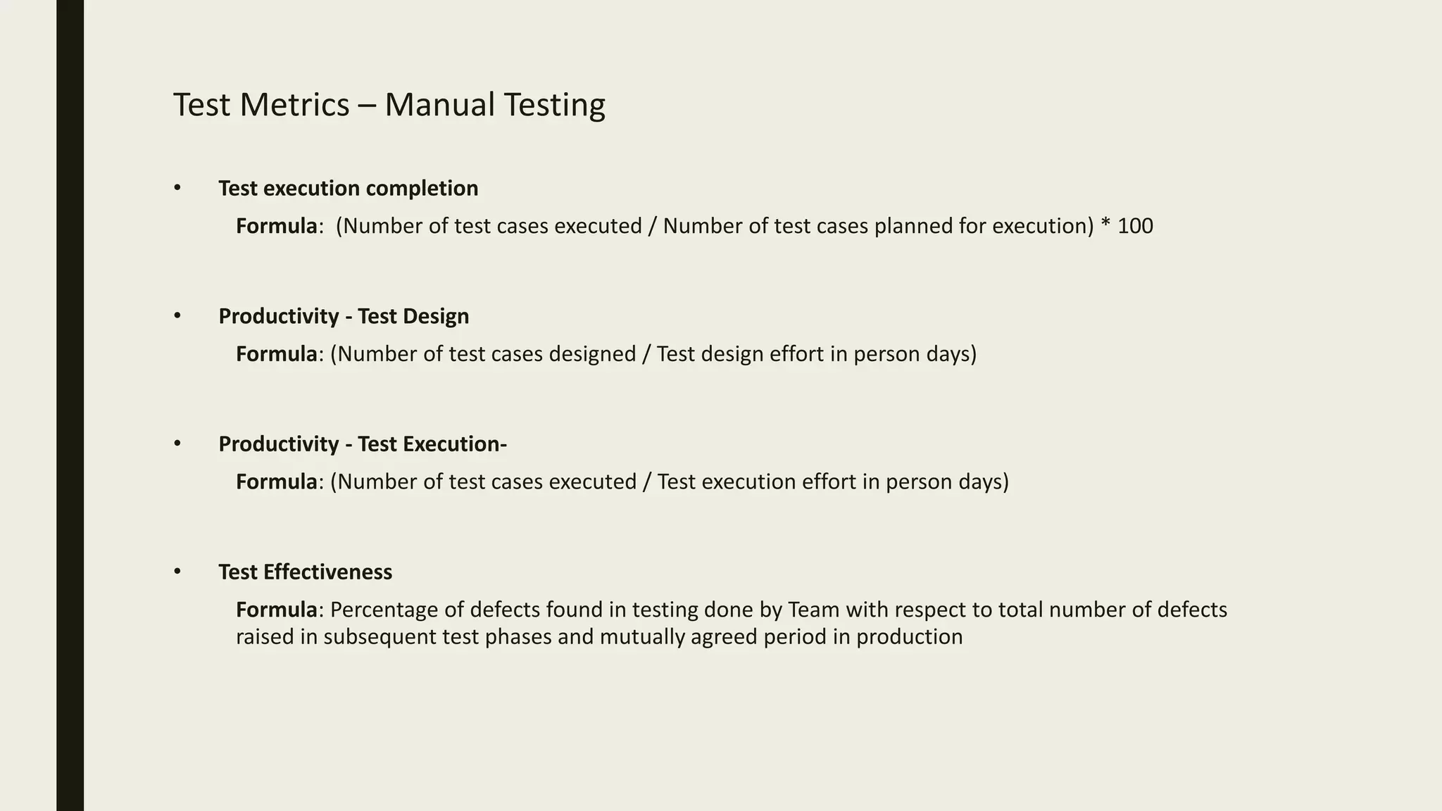 Software Testing Metrics Pptx Computer Software And Applications 8711