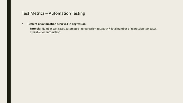 Software Testing Metrics Pptx Computer Software And Applications