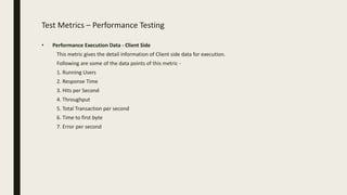 Software Testing Metrics | PPTX