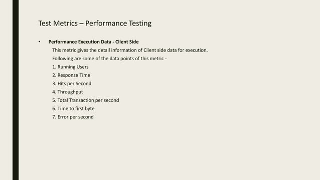 Software Testing Metrics | PPTX | Computer Software and Applications ...