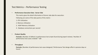 Software Testing Metrics | PPTX