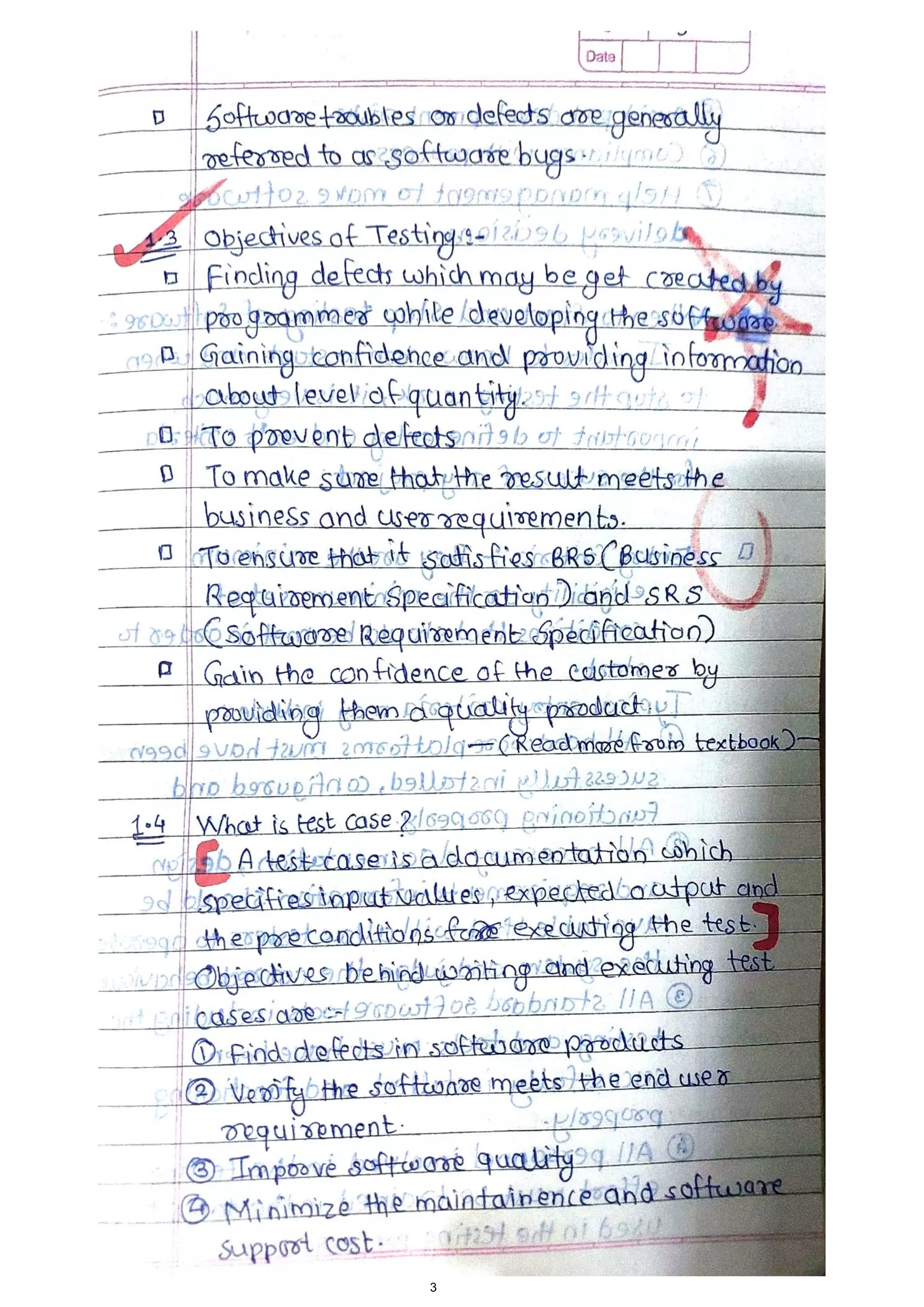 Software Testing NOTES - Unit 1.pdf