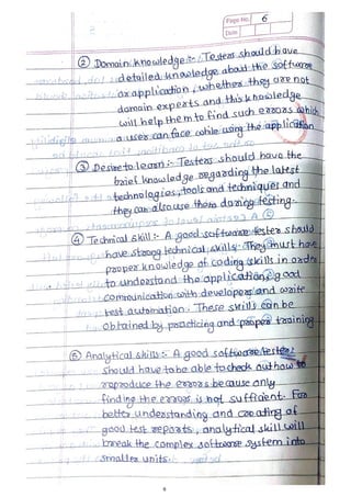 Software Testing NOTES - Unit 1.pdf