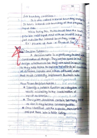 Software Testing NOTES - Unit 2.pdf