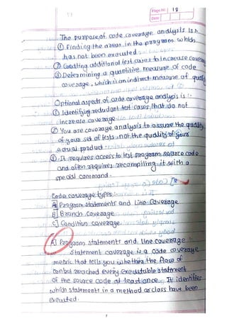 Software Testing NOTES - Unit 2.pdf