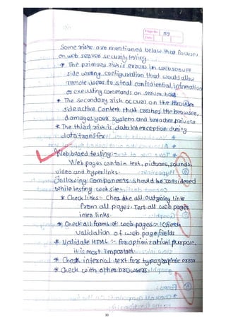 Software Testing NOTES - Unit 3.pdf