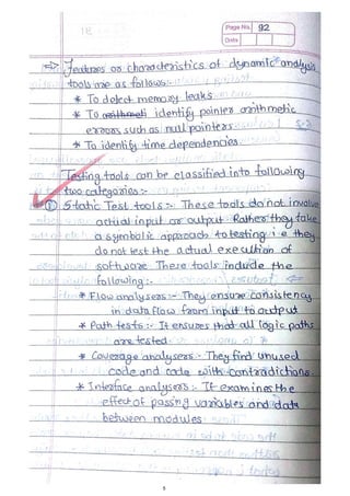 Software Testing NOTES - Unit 6.pdf