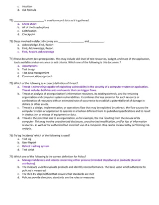 Software testing objective_types | DOC
