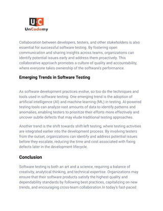The Art and Science of "Software Testing" | PDF