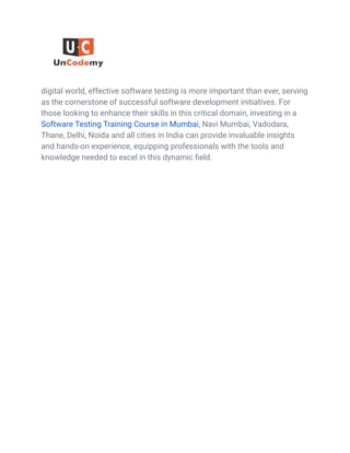 The Art and Science of "Software Testing" | PDF