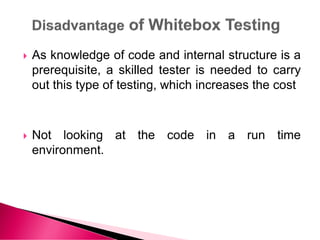 Software testing ppt | PDF