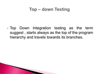Software testing ppt | PDF