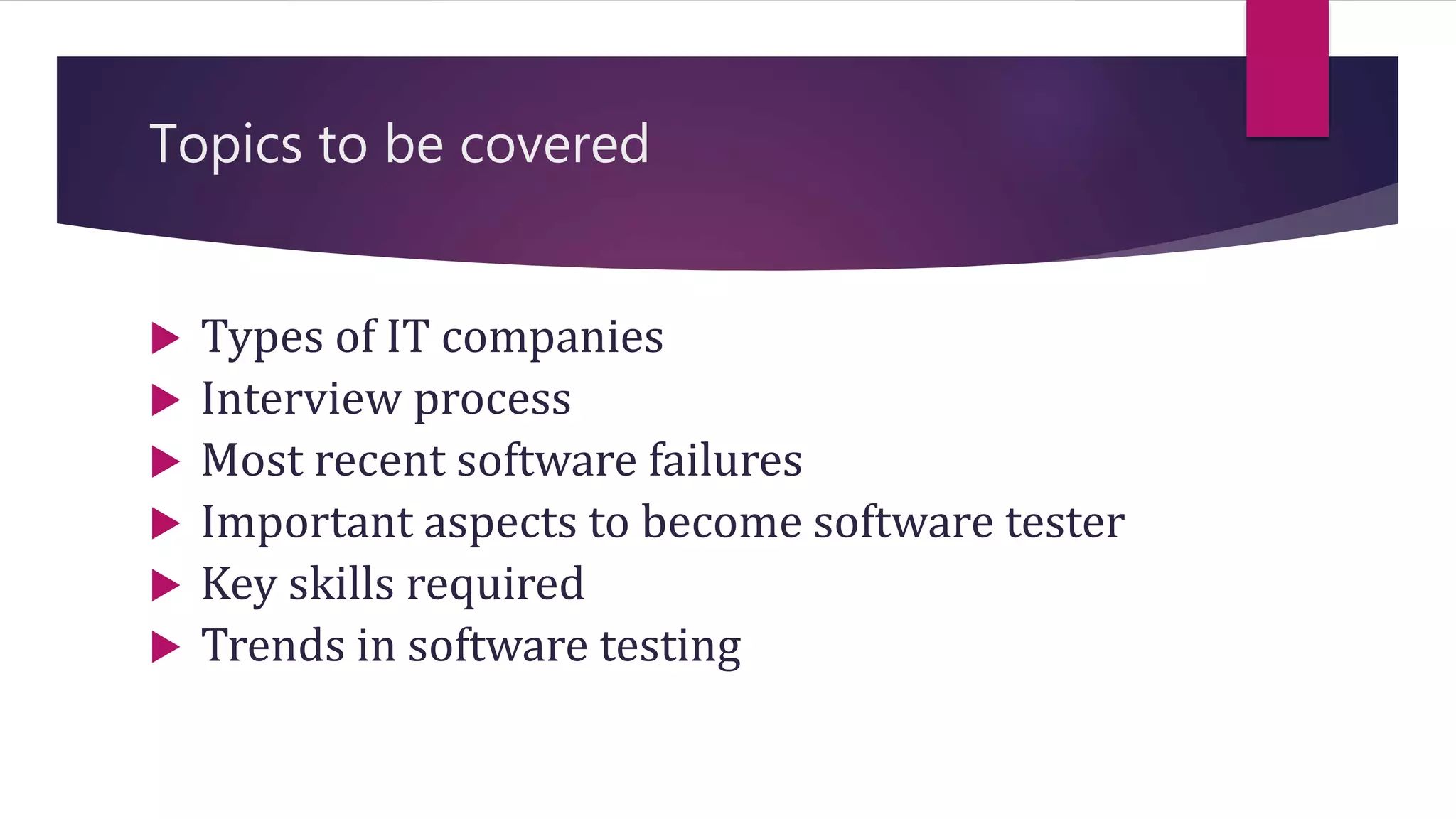 Software testing concepts | PPT