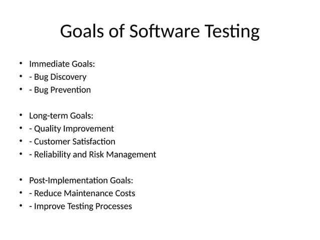 Software_Testing_Presentation.getting into it | PPT