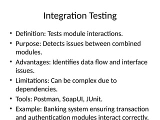 Software Testing types: Regression and other types of testing.pptx