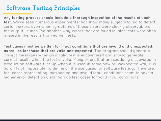 Software Testing Principles | PDF