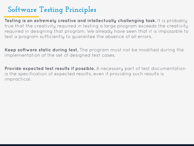 Software Testing Principles | PDF