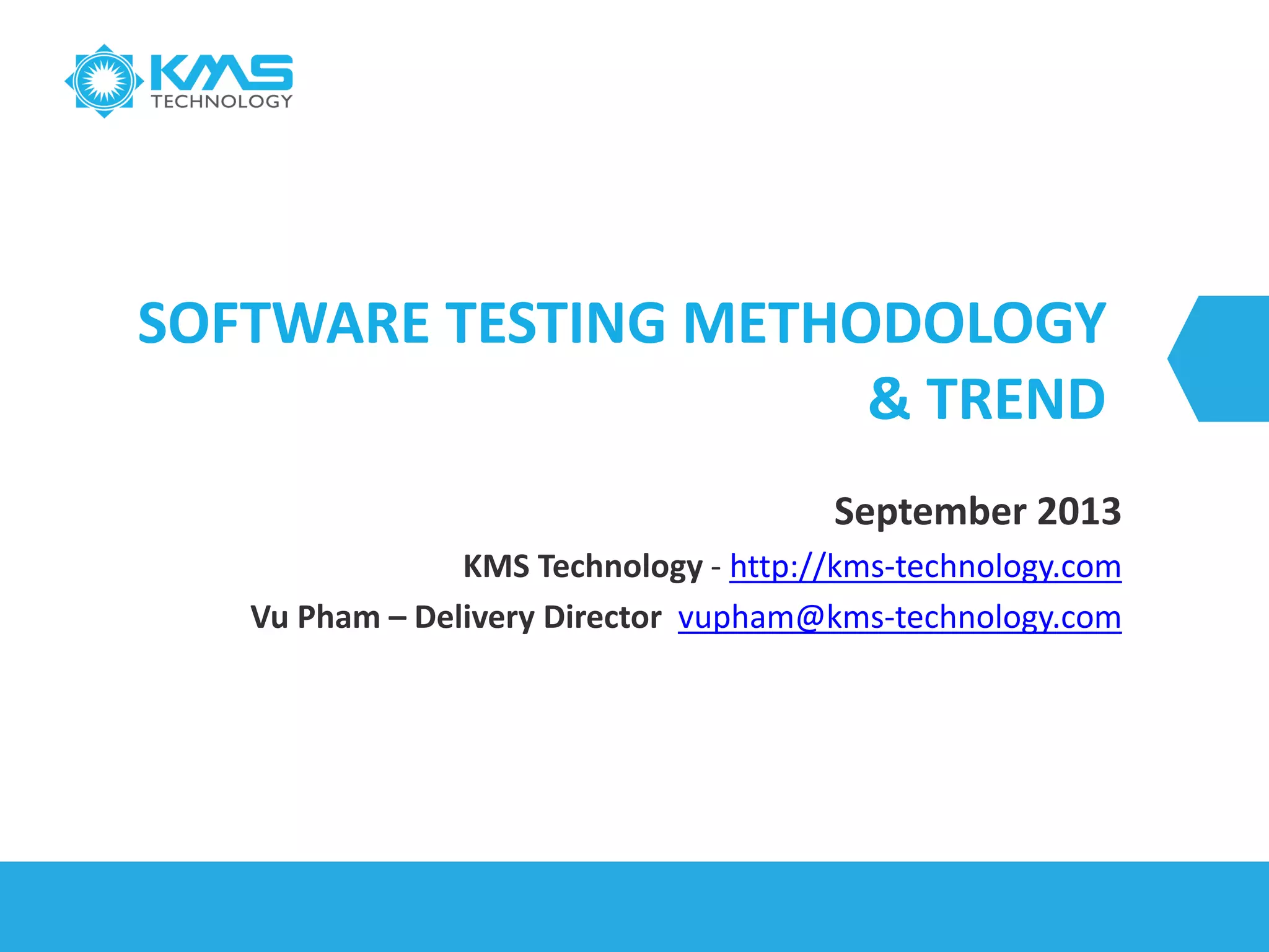 Software Testing Process And Trend Pdf Computer Software And