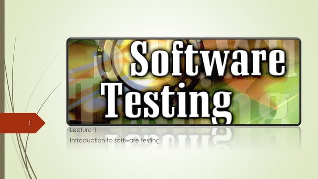 Introduction to software testing | PPT