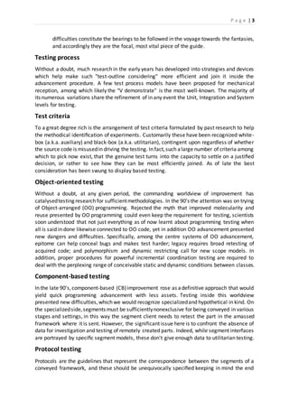 Software Testing | DOCX | Computer Software and Applications | Computing