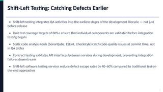 Software Testing Services: Delivering Quality at Speed | PPTX
