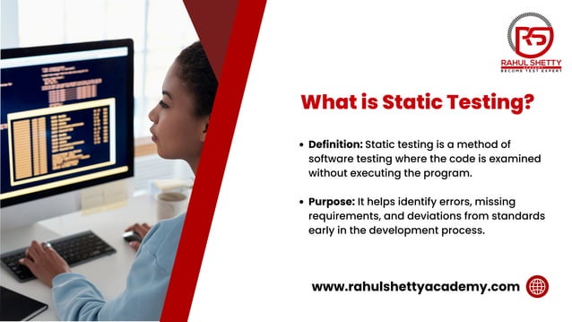 Software Testing Static Testing Techniques | PPT Software Testing Static Testing Techniques | PPT