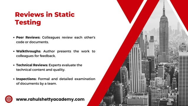 Software Testing Static Testing Techniques | PPT Software Testing Static Testing Techniques | PPT