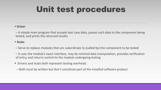 Software Testing Strategies ,Validation Testing and System Testing. | PPTX
