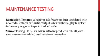 Software testing strategies | PPTX