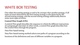 Software testing strategies | PPTX