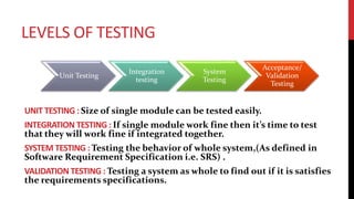 Software testing strategies | PPTX