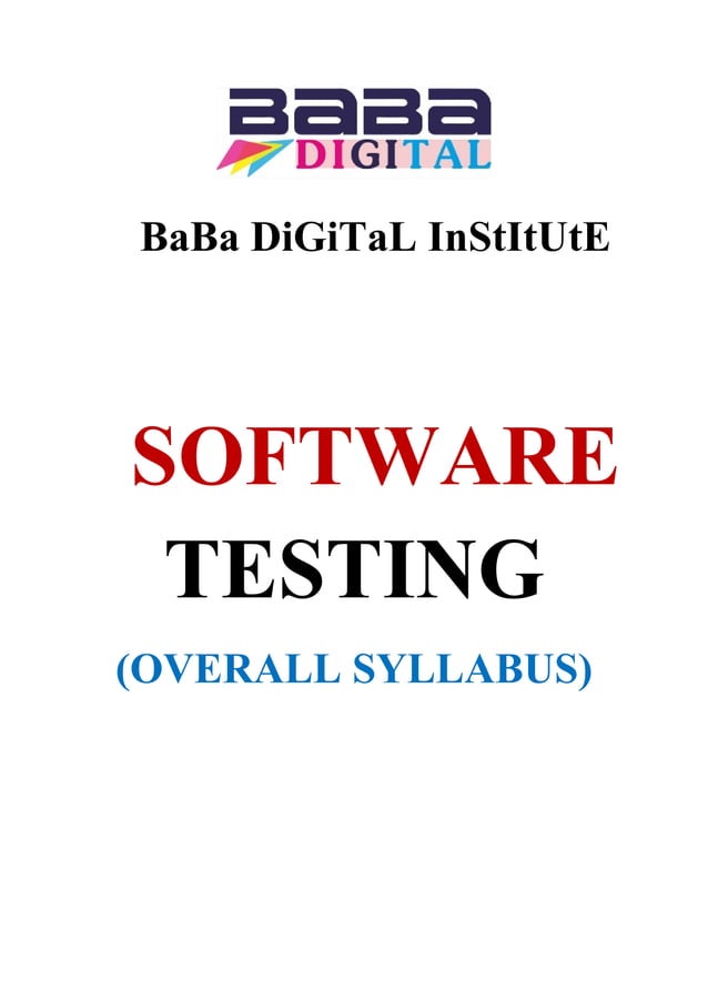 SOFTWARE TESTING | PDF
