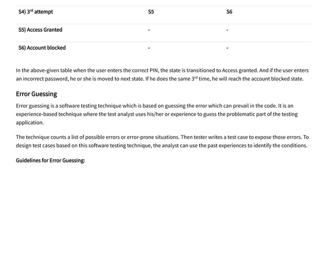 Software Testing Techniques With Test Case Design Examplespdf
