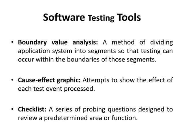 Software testing tools and its taxonomy | PPTX