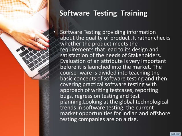 Software testing training | PPT