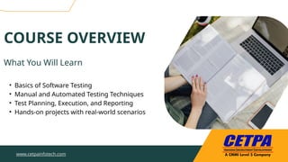 Master the Art of Quality Assurance: Top Software Testing Online ...