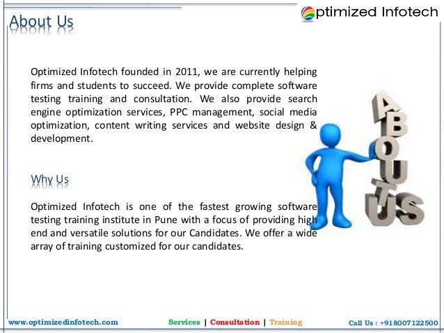 Software Testing Training Institute in Pune