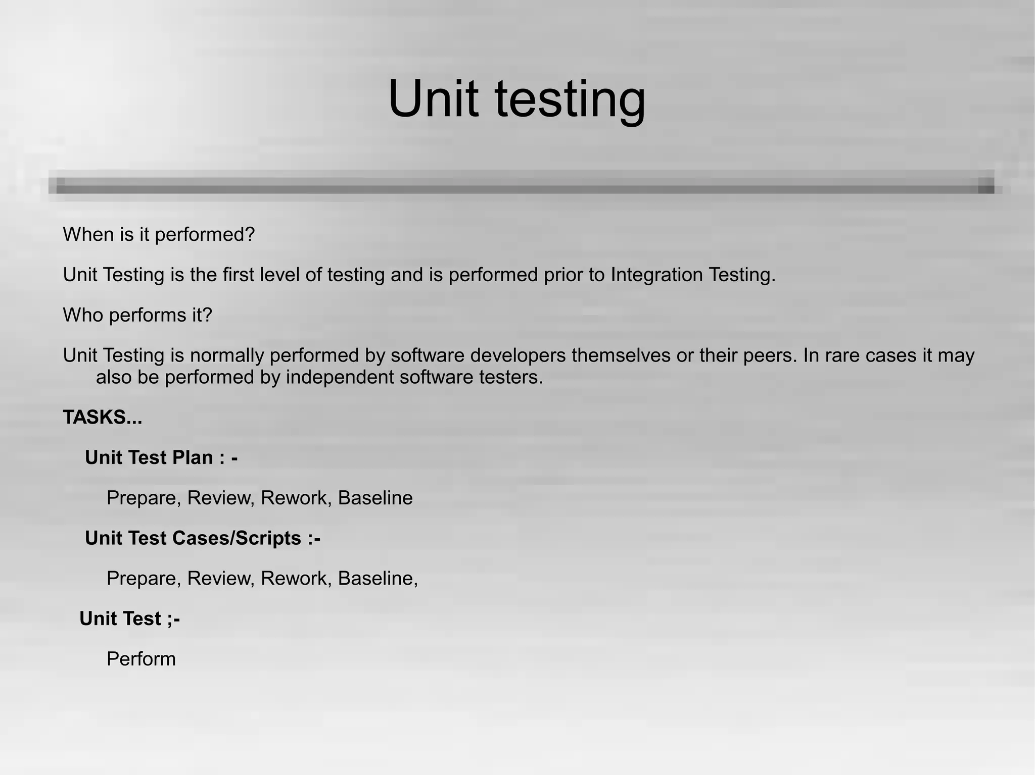 Software test life cycle | PPS