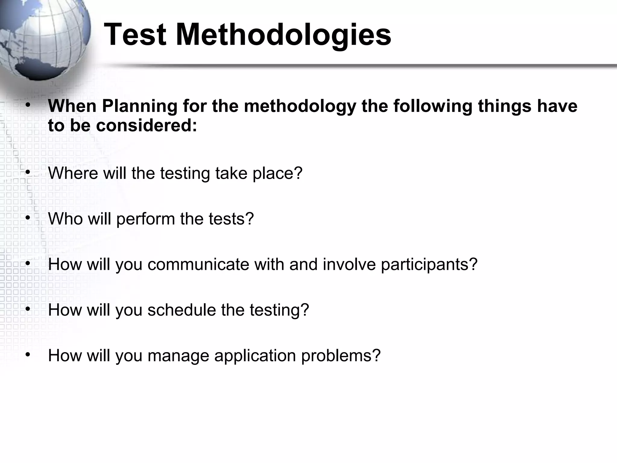 Software test management | PPT