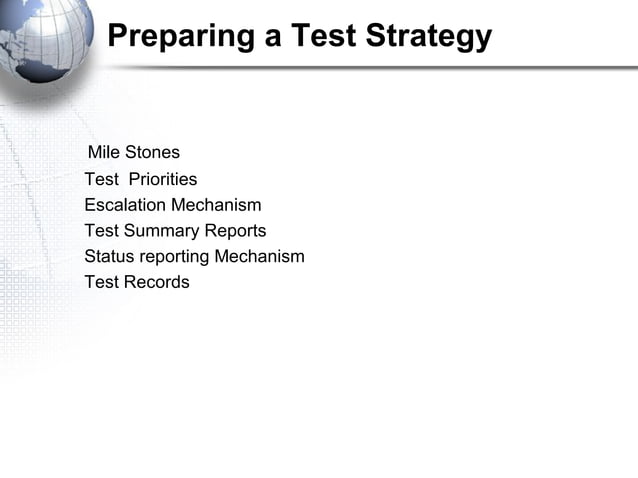 Software test management | PPT
