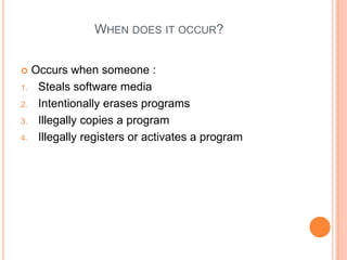 Software theft | PPTX