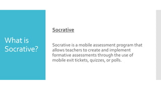 Mobile Assessment Software Evaluation | PPTX
