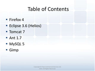 Software Tools Overview | PPT