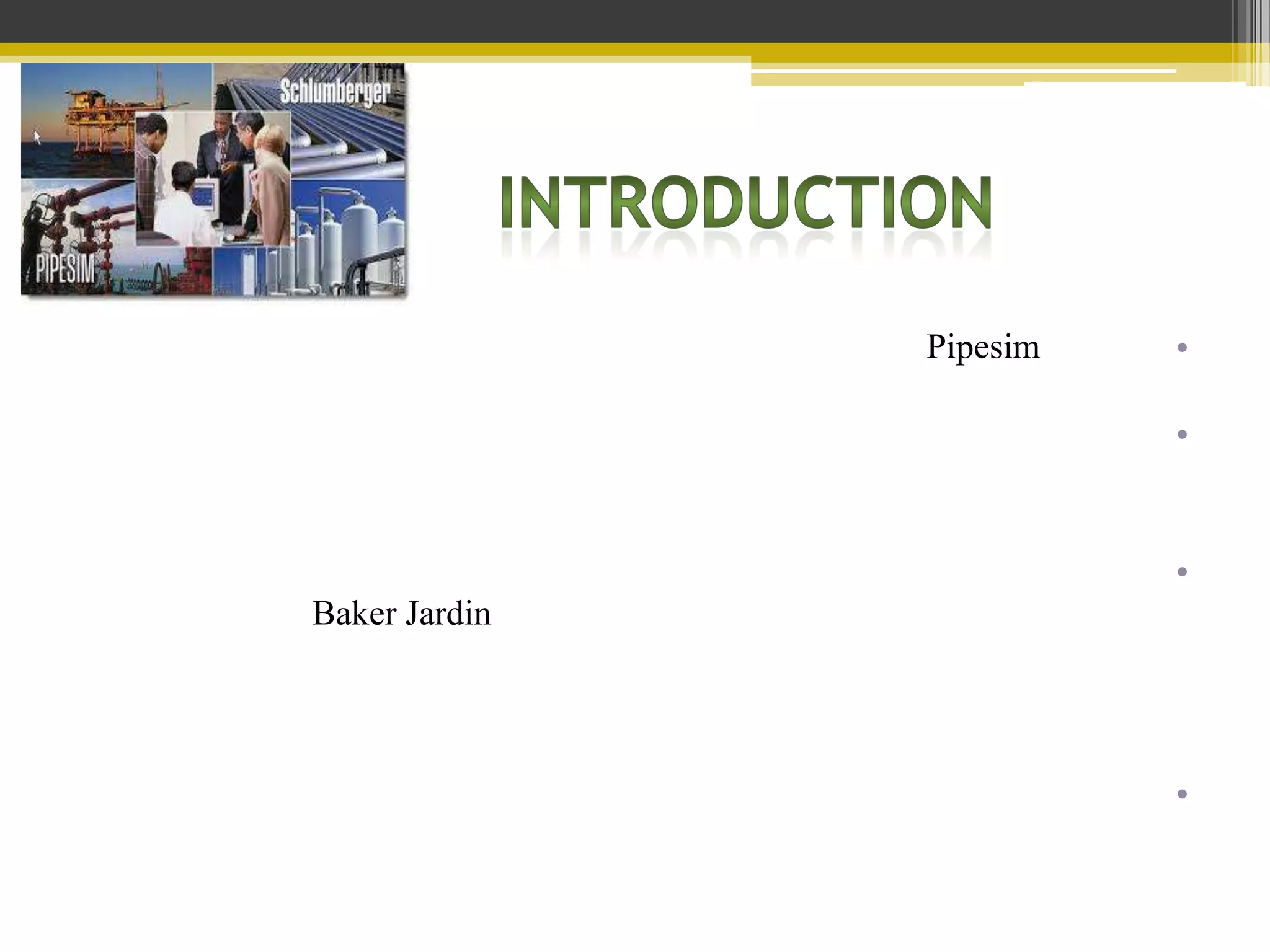 Software training pipesim | PPTX