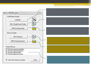 Software training pipesim | PPTX