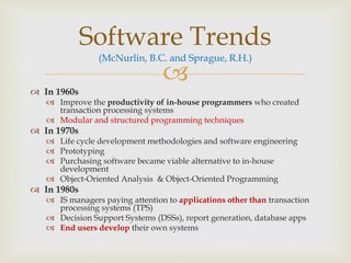 Software Trends: Past, Present and Future | PPTX