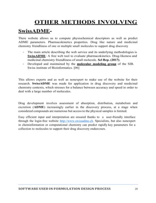 Software Used In Formulation Design Process- Minor Project [Bachelor].pdf